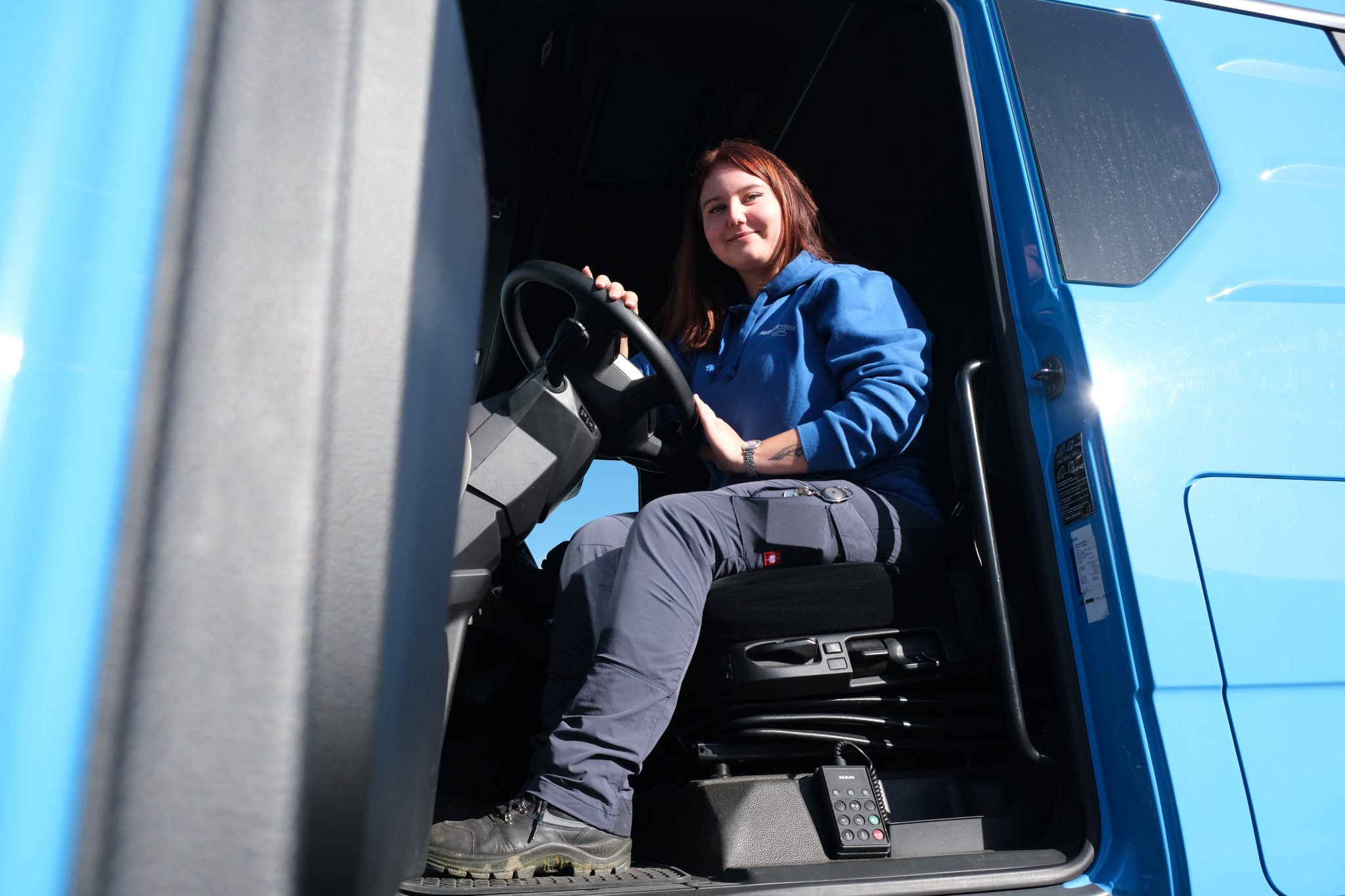 Professional woman driver with a passion - Nagel-Group