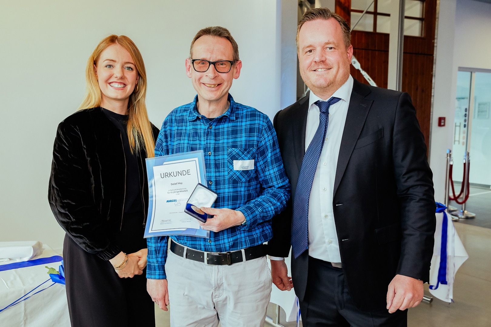 Jubilarfeier 2024: Langjährige Mitarbeitende geehrt - Nagel-Group